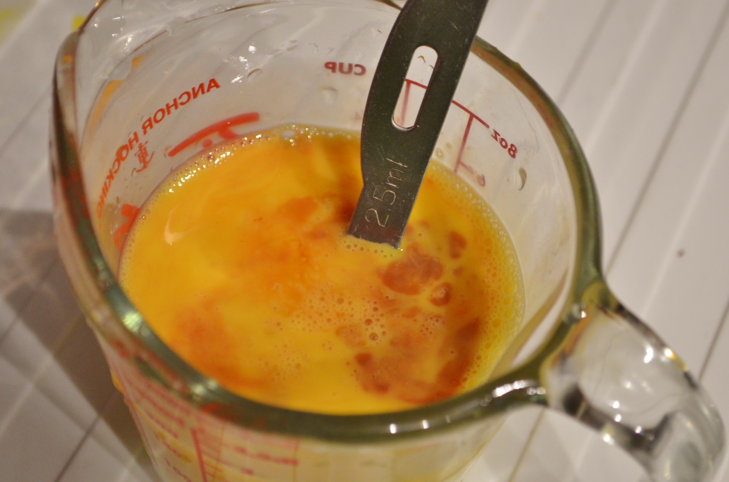 Step 3 Mix Egg and Vanilla Extract