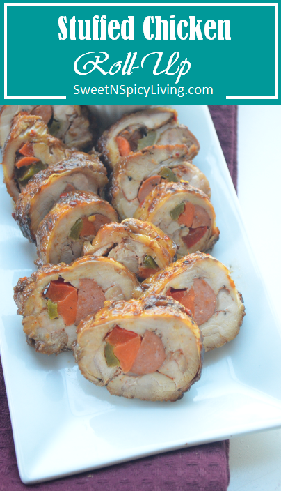 Stuffed Chicken Roll-Up (StoveTop and Oven Method)