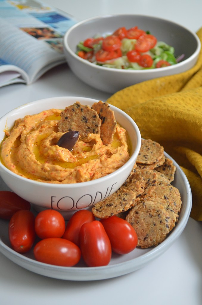 Roasted Bell Pepper Hummus