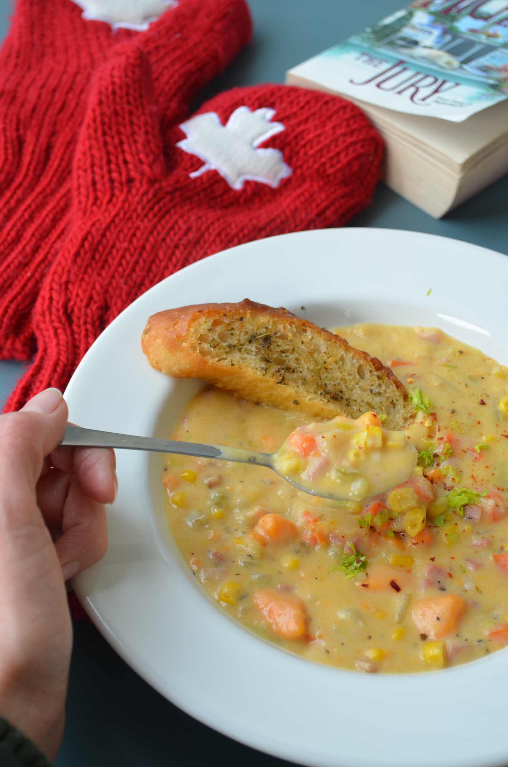 Creamy Sweet Potato Corn Chowder