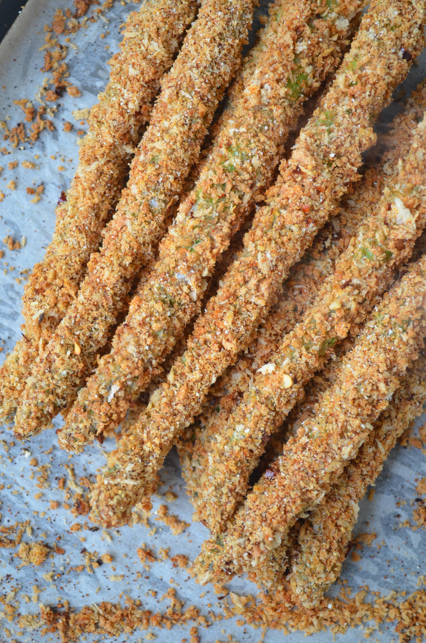 Baked Parmesan Asparagus Fries