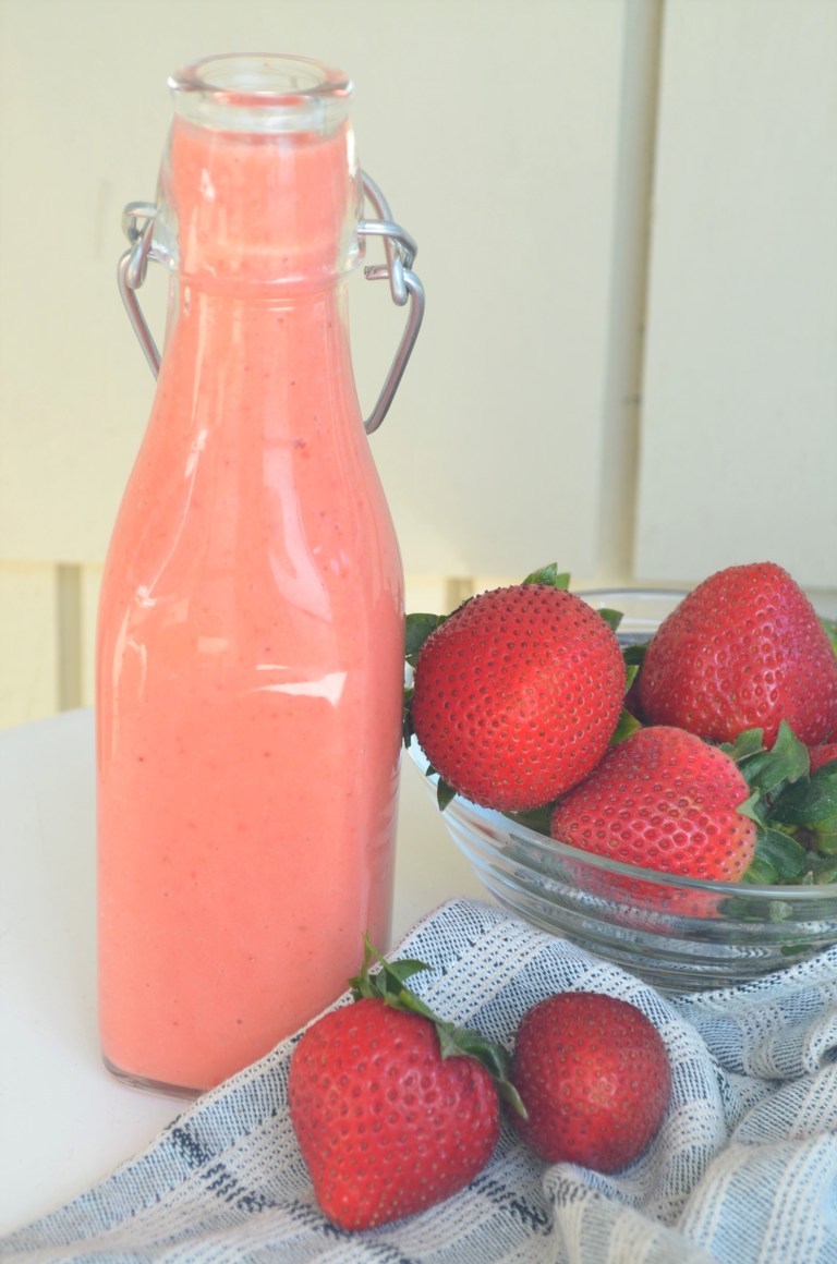 Small Batch Strawberry Vinaigrette Dressing: Fresh and No Preservatives ...