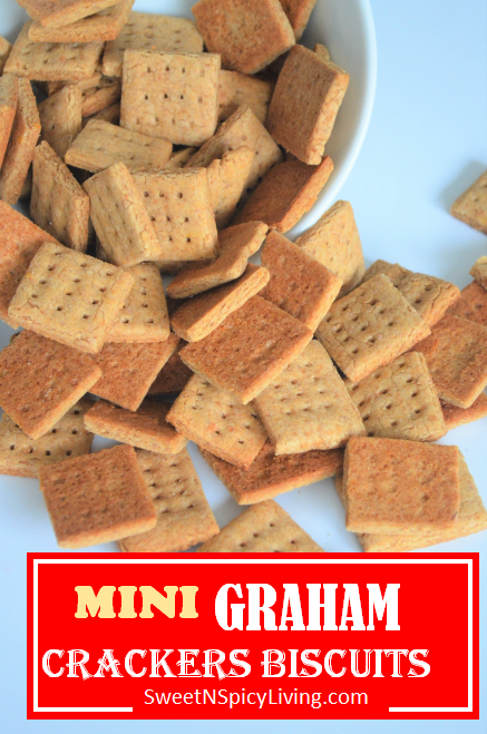 Small Batch Mini Orange Graham Crackers Biscuit