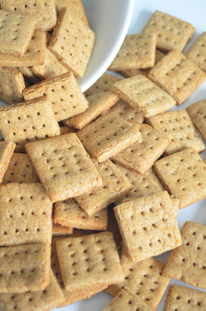 Small Batch Mini Orange Graham Crackers Biscuit