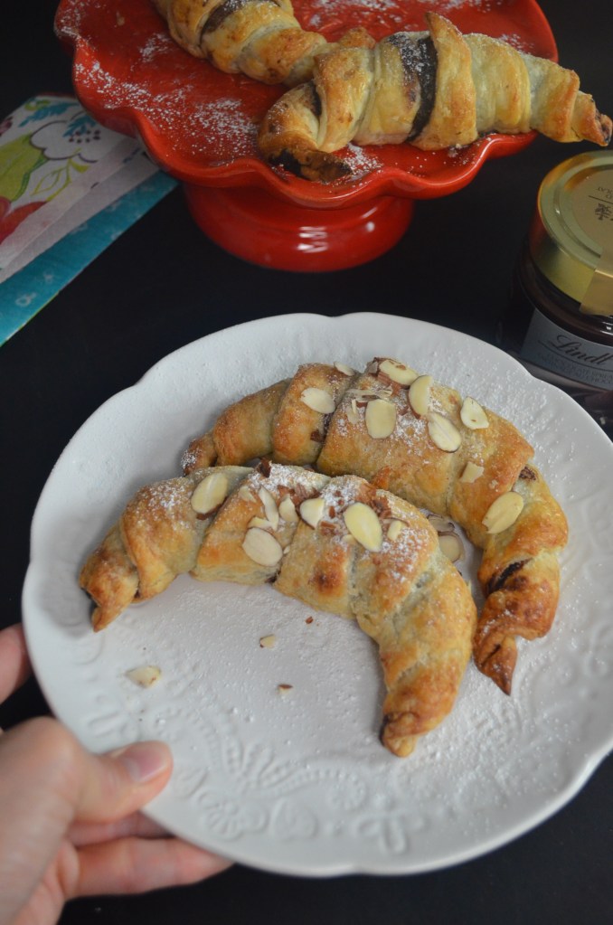2 Ingredients Easy Chocolate Puff Pastry Croissant