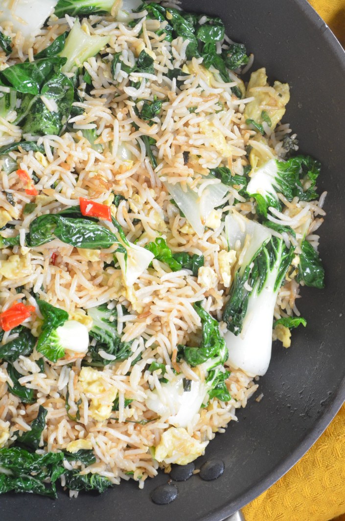 Meat Free Monday: Bokchoy Fried Rice