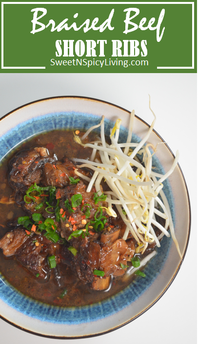 Braised Beef Short Ribs (Oven, Stovetop & Slow Cooker Method)