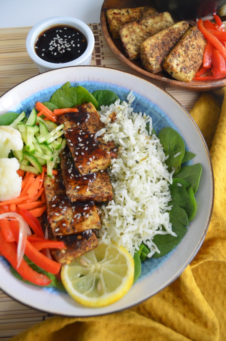 Meat Free Monday: Spicy Tofu Rice Bowl