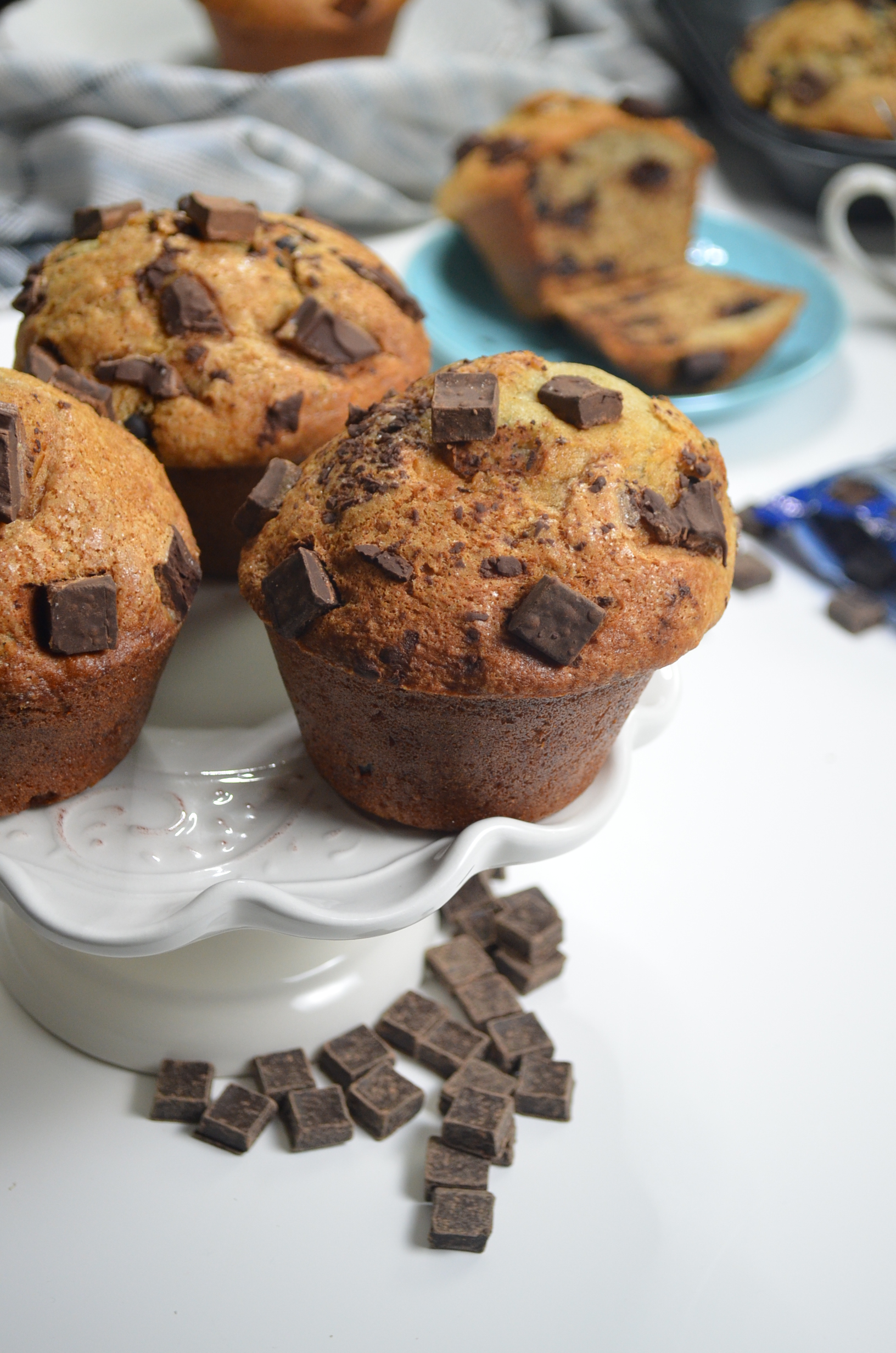 [VIDEO] Bakery Style Jumbo Banana Chocolate Chip Muffin