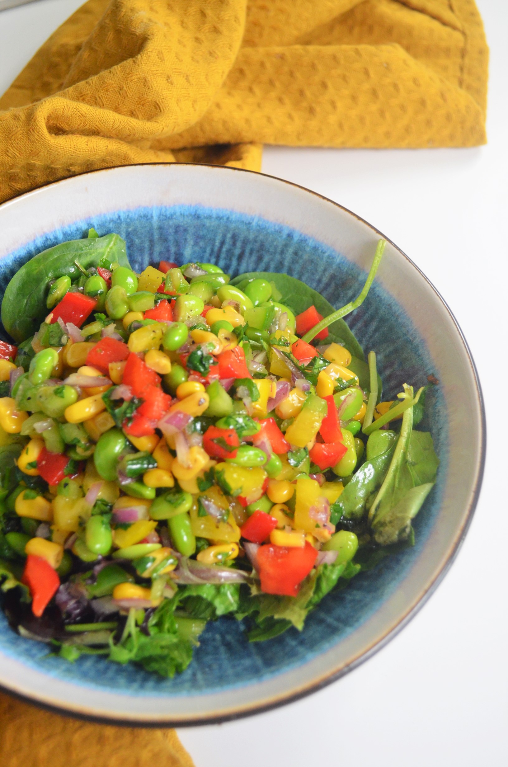 Edemame Shrimp Salad