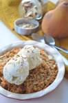 Pear Almond Crumble For Two