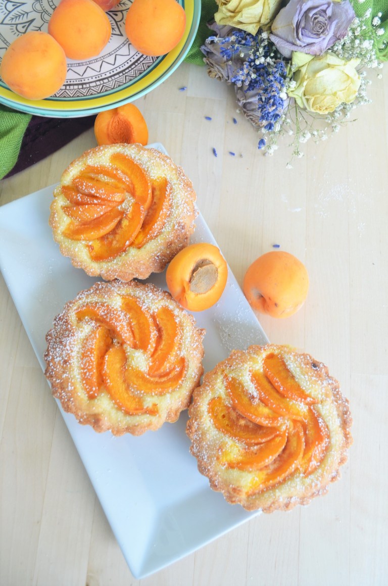 Crustless Almond Apricot Frangipane Tart