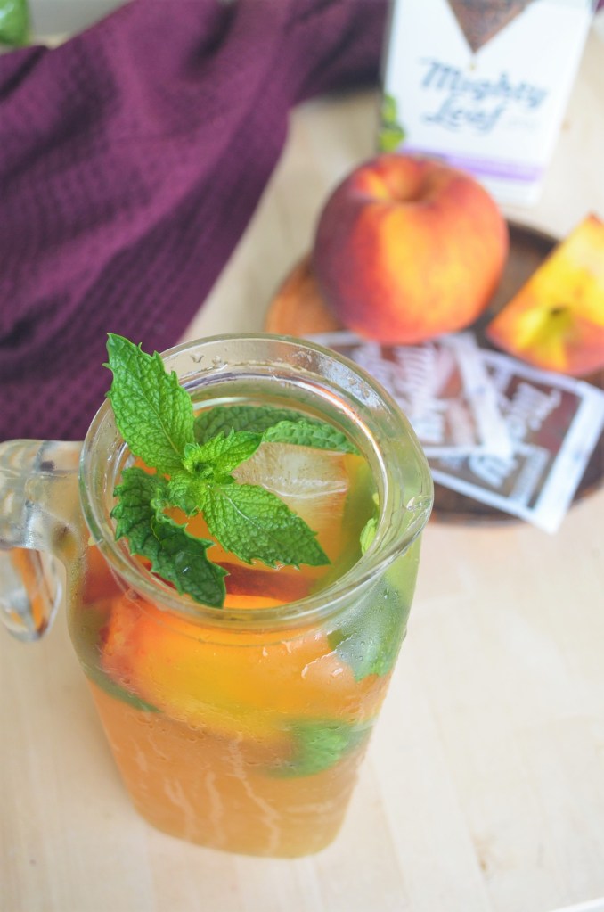 Friday Drink Day – Cold Brew Peach & Mint Iced Tea