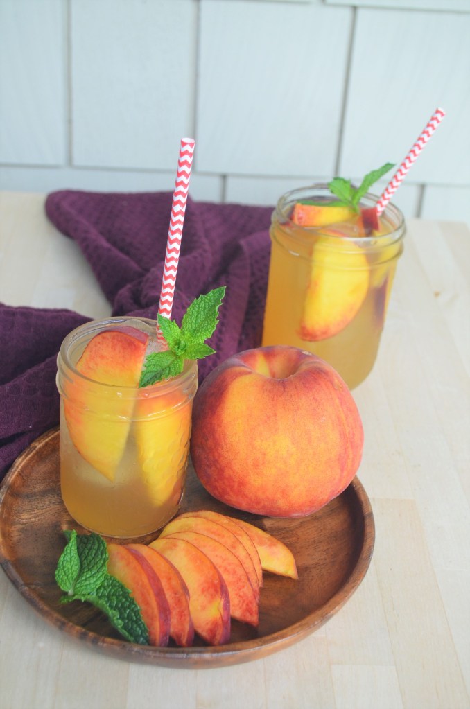 Friday Drink Day – Cold Brew Peach & Mint Iced Tea