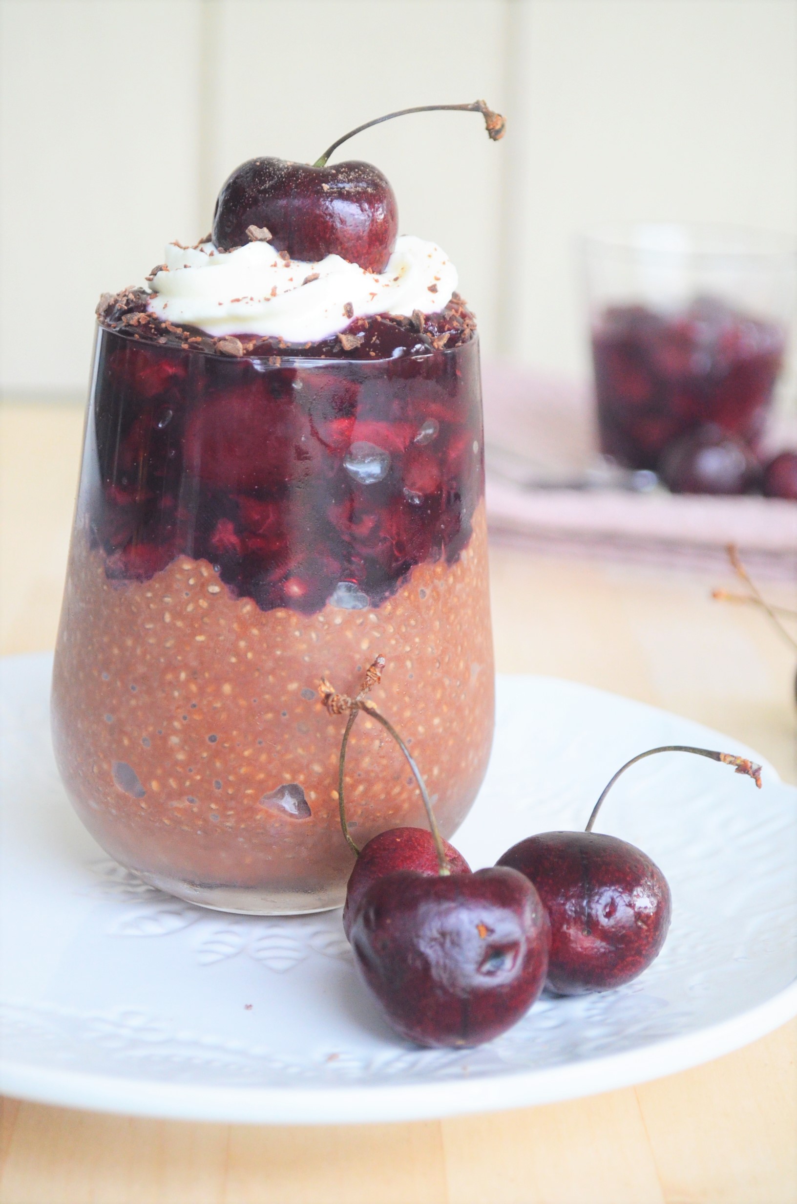 Black Forest Chia Seed Pudding
