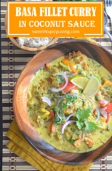 Basa Fillet in Thai Coconut Sauce