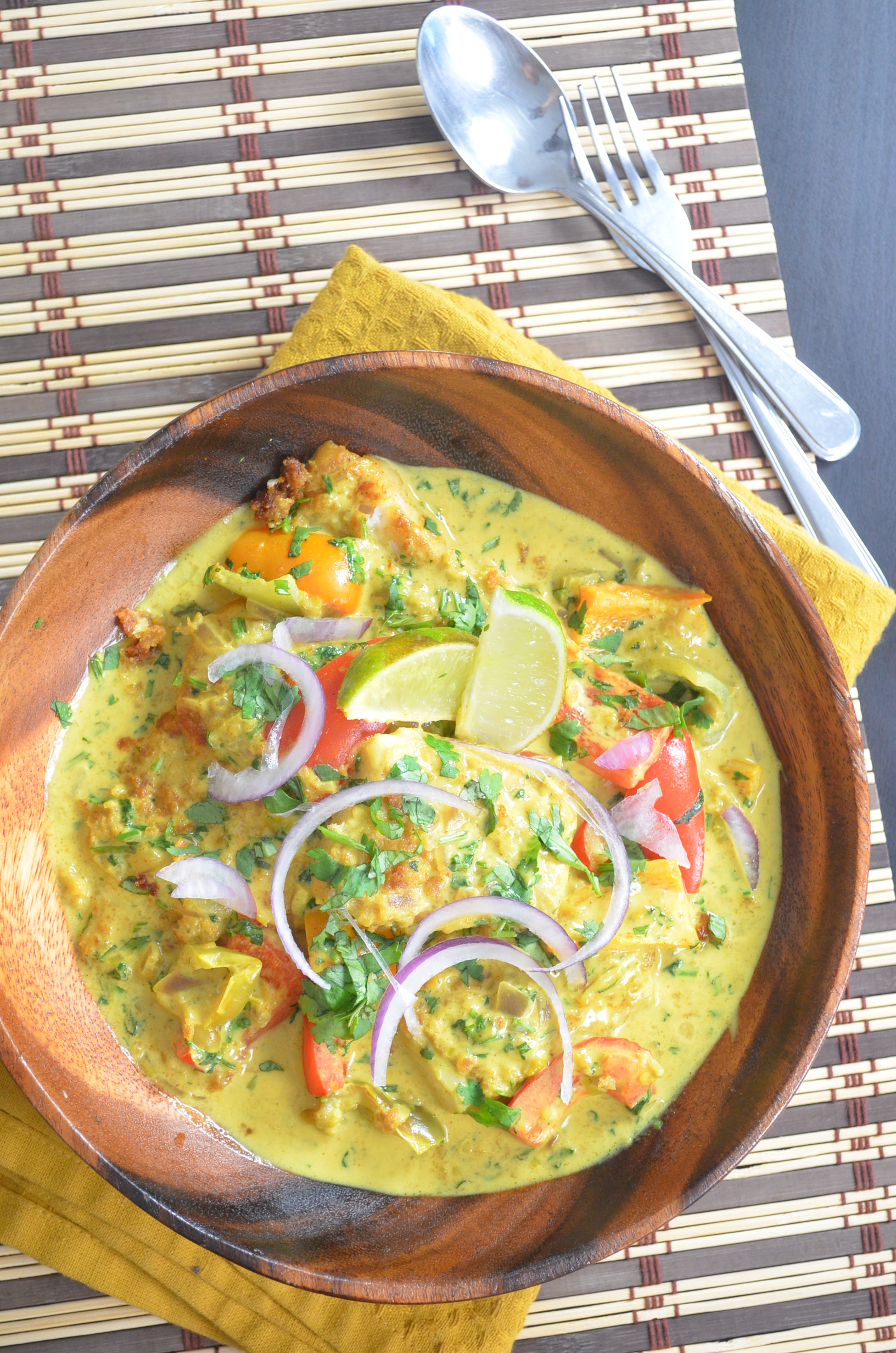 Basa Fillet in Thai Coconut Sauce