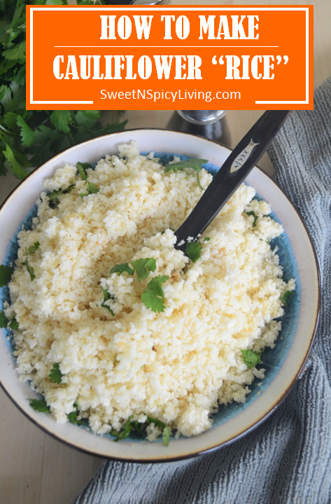 How to Make Cauliflower “Rice” (Food Processor and Box Grater Method ...