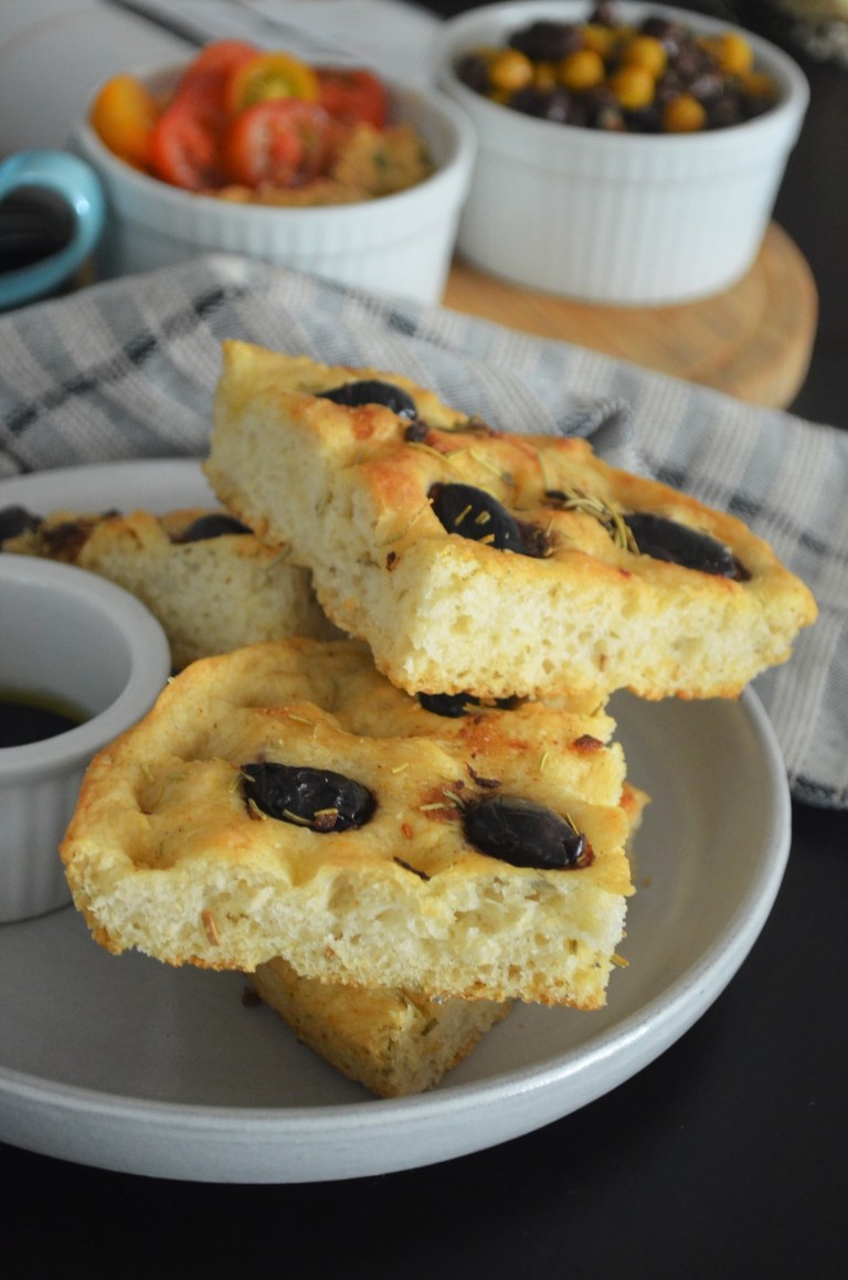 [VIDEO] Small Batch Skillet Kalamata Olive Focaccia Bread