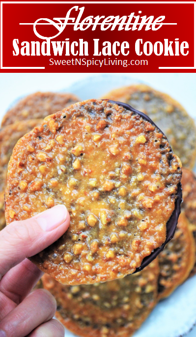 Flourless & Egg Free: Florentine Sandwich Cookie (Lace Cookie)