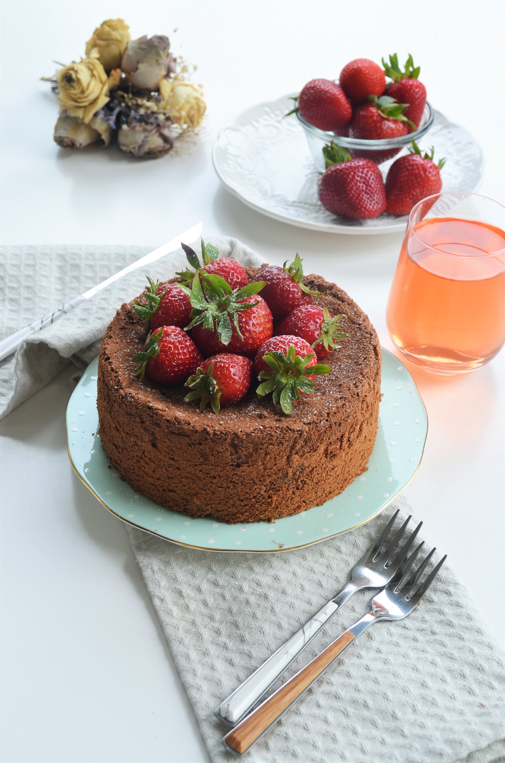 Light and Fluffy Chocolate Chiffon Cake Recipe
