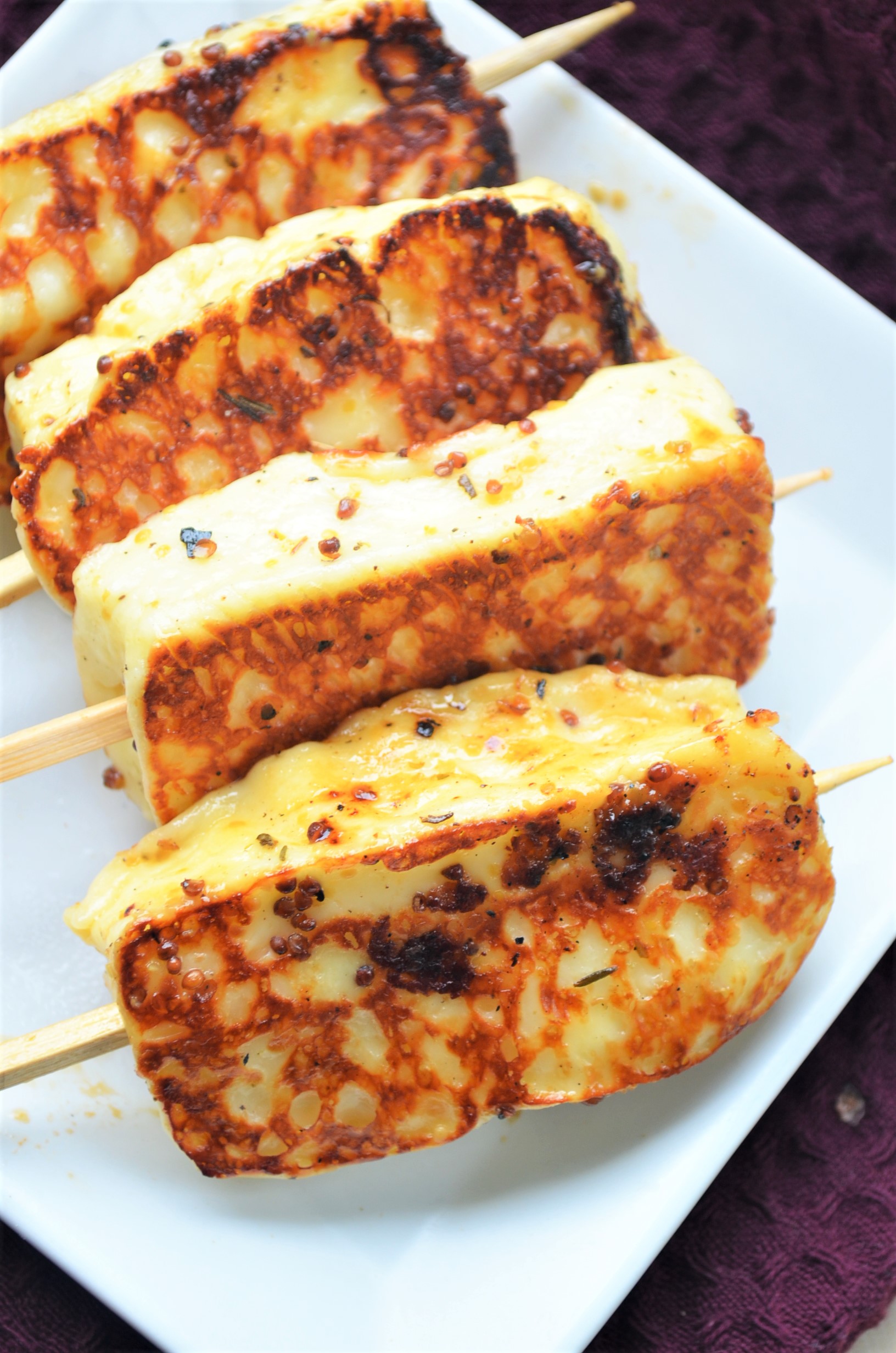 Meat Free Monday: Pan Grilled Mix Veggie and Halloumi Cheese