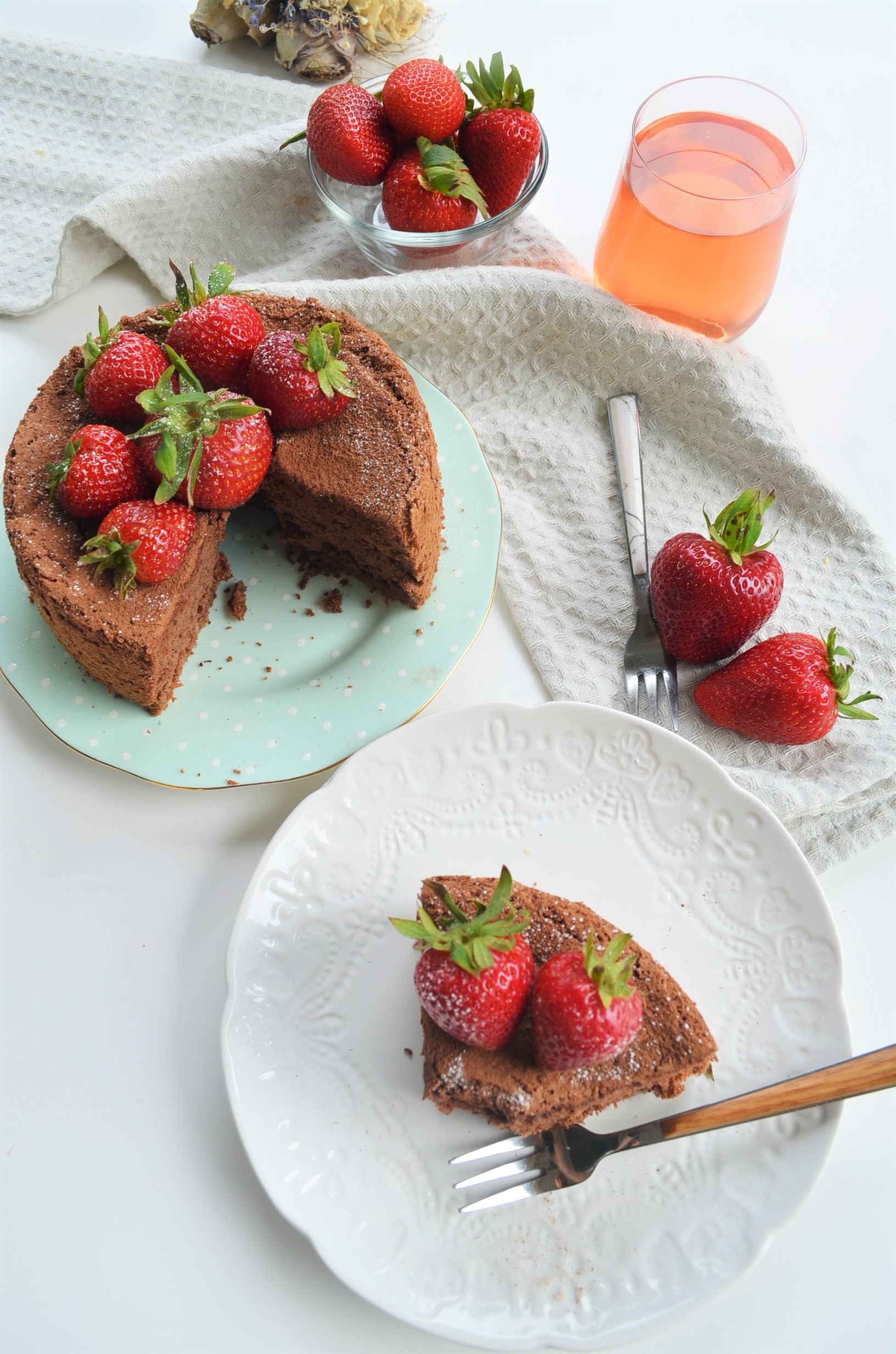 Light and Fluffy Chocolate Chiffon Cake Recipe