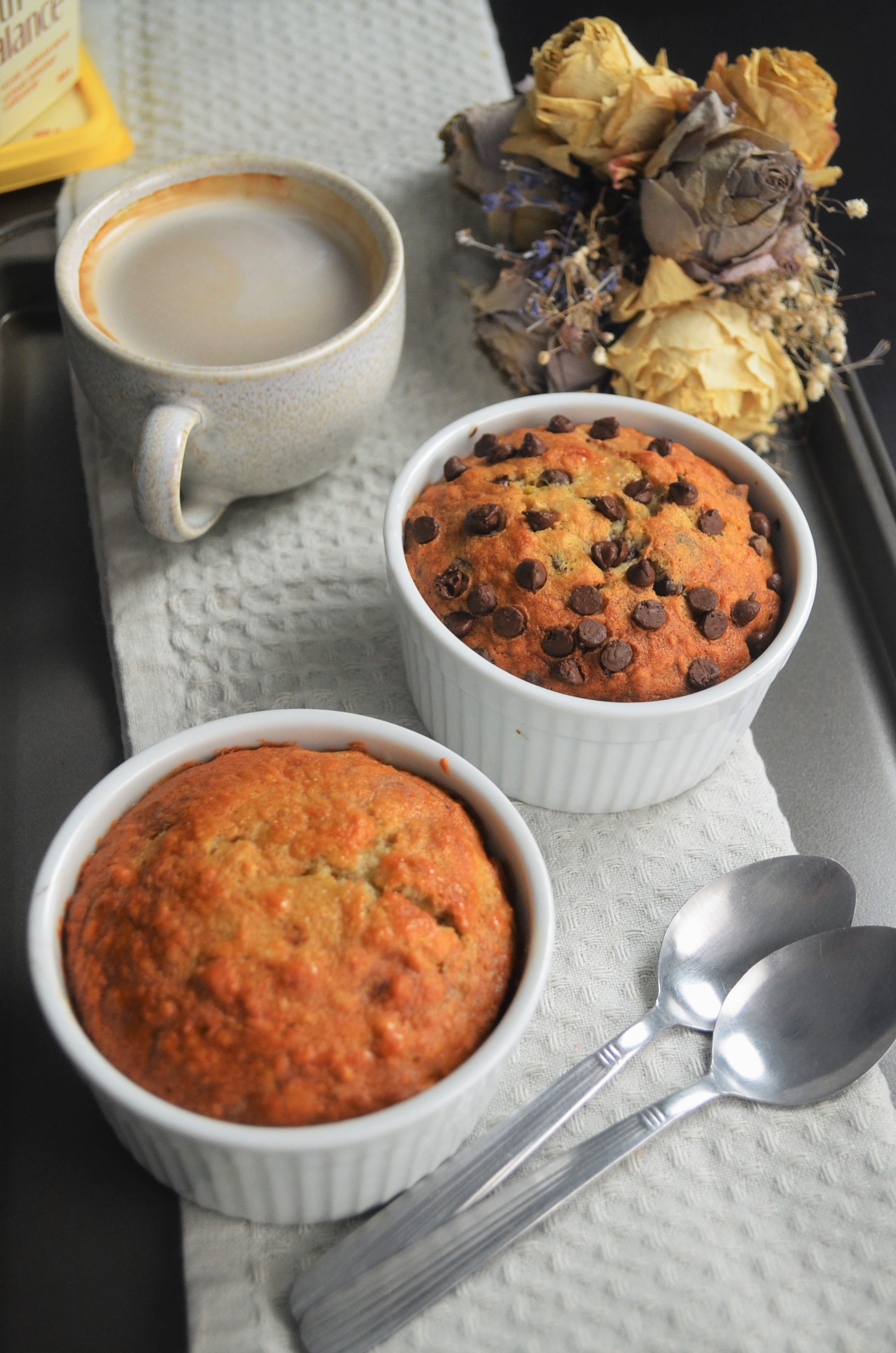 small-batch-banana-muffin-in-ramekin