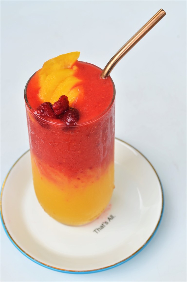 Friday Drink Day – Dairy Free Mango Raspberry Smoothie, 3 Ways