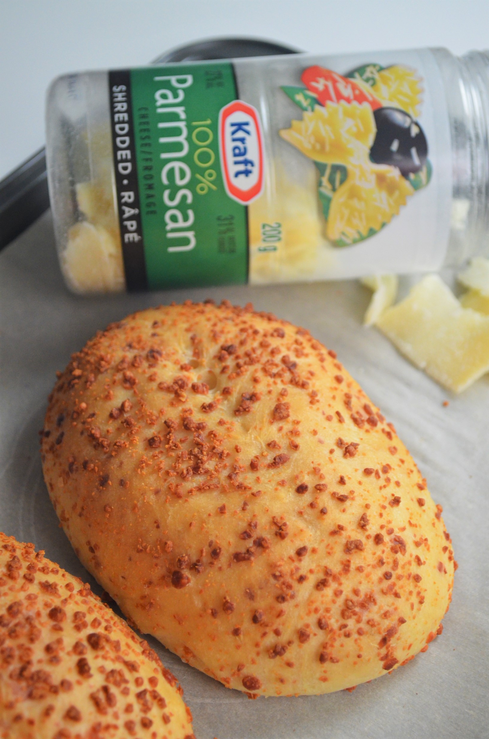 Small Batch Parmesan Bread (Just 2 Pieces)