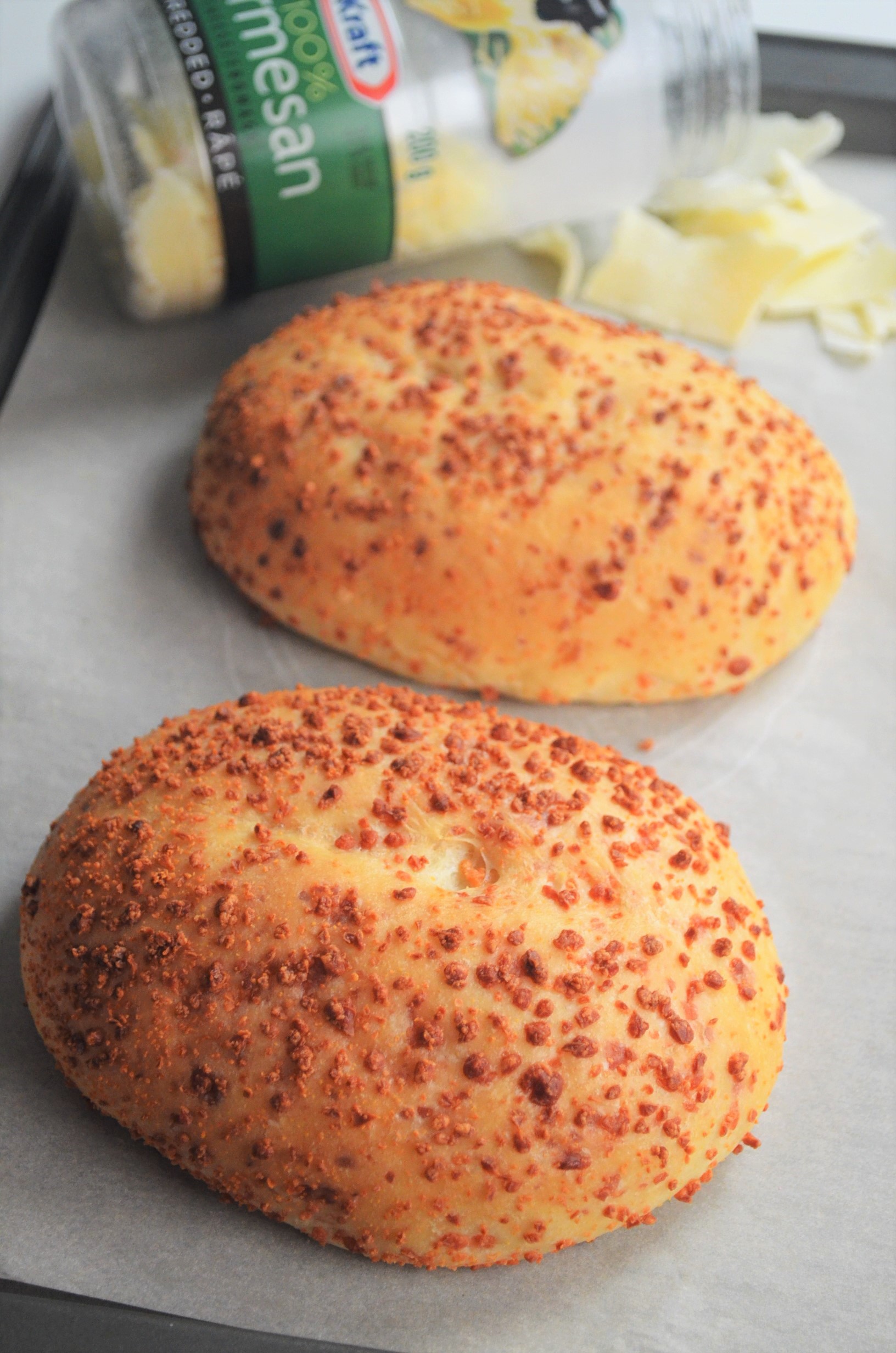 Small Batch Parmesan Bread (Just 2 Pieces)