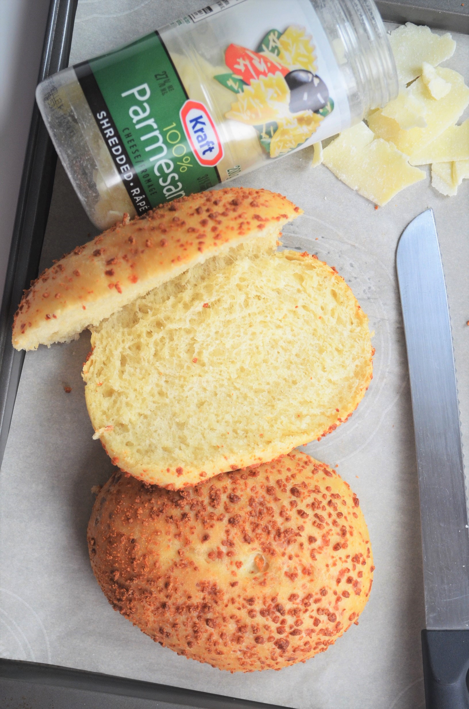 Small Batch Parmesan Bread (Just 2 Pieces)