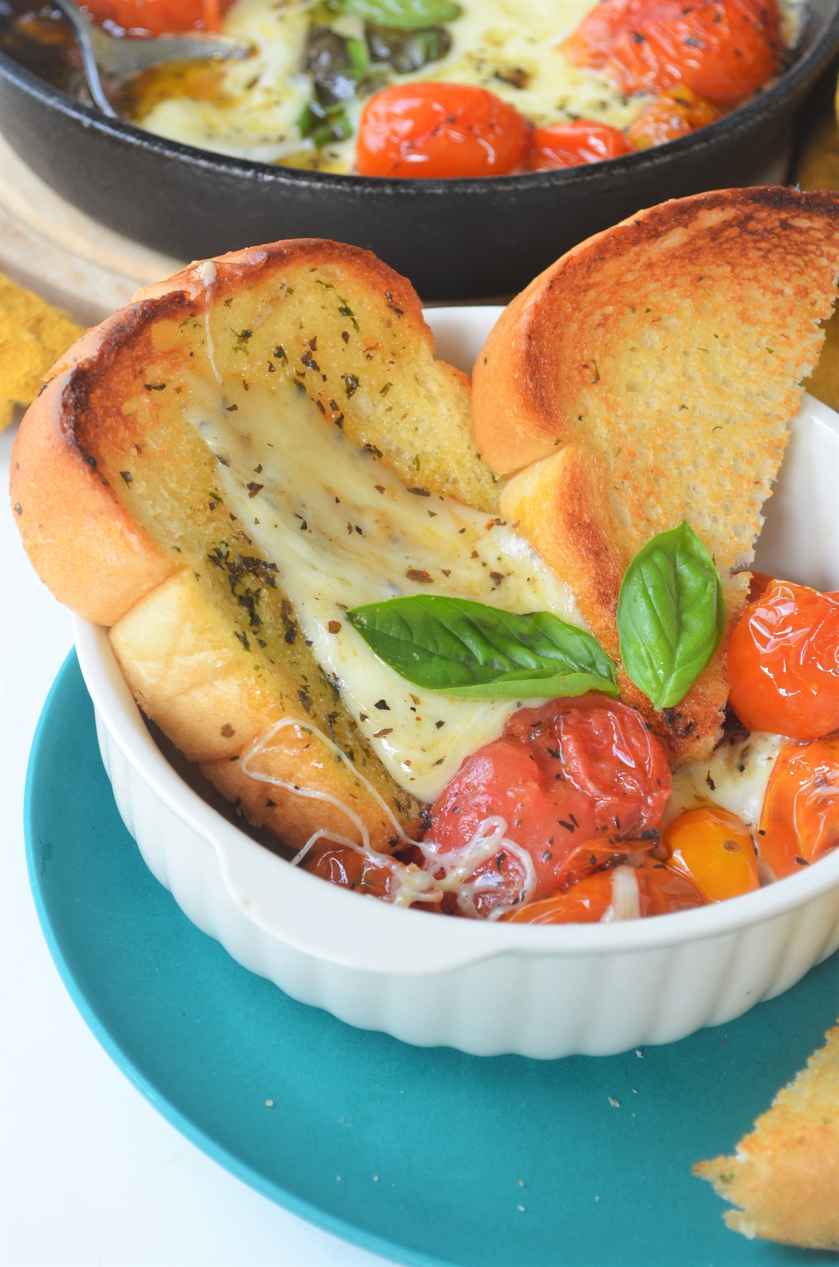 Fresh From the Garden: Baked Tomato & Mozzarella Cheese Dip