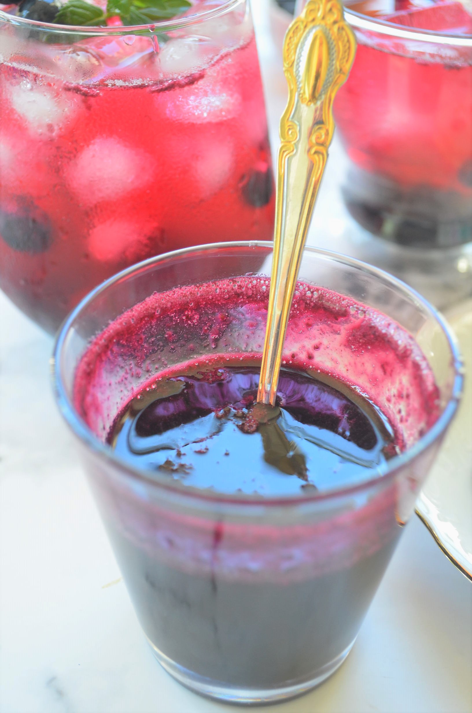 Small Batch Blueberry Honey Syrup