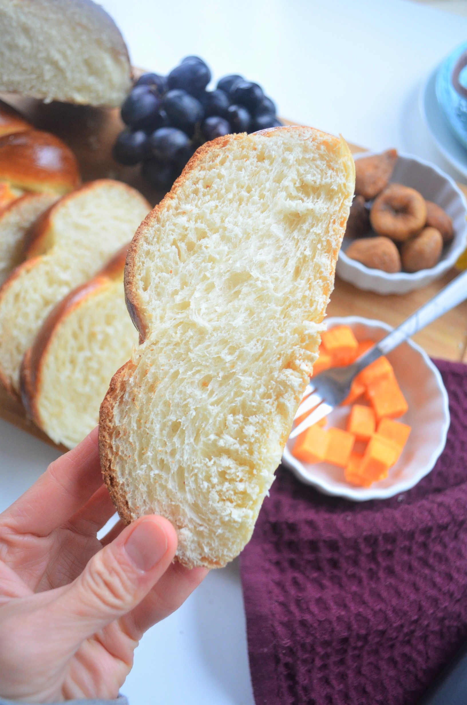 Easy Braided Challah Bread Loaf