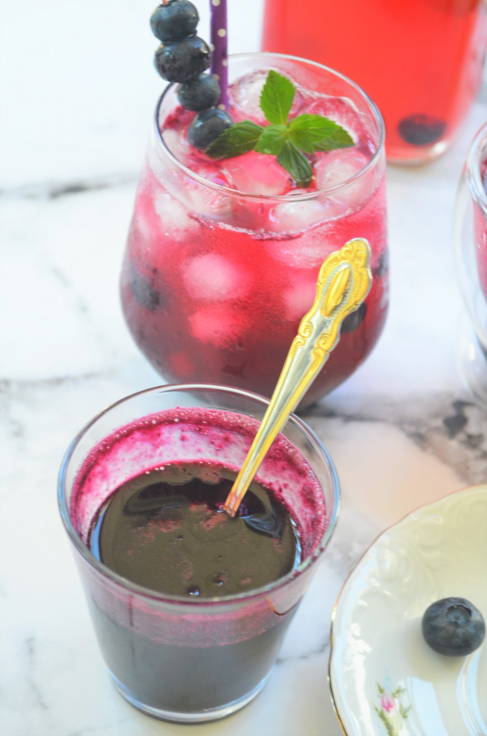Small Batch Blueberry Honey Syrup