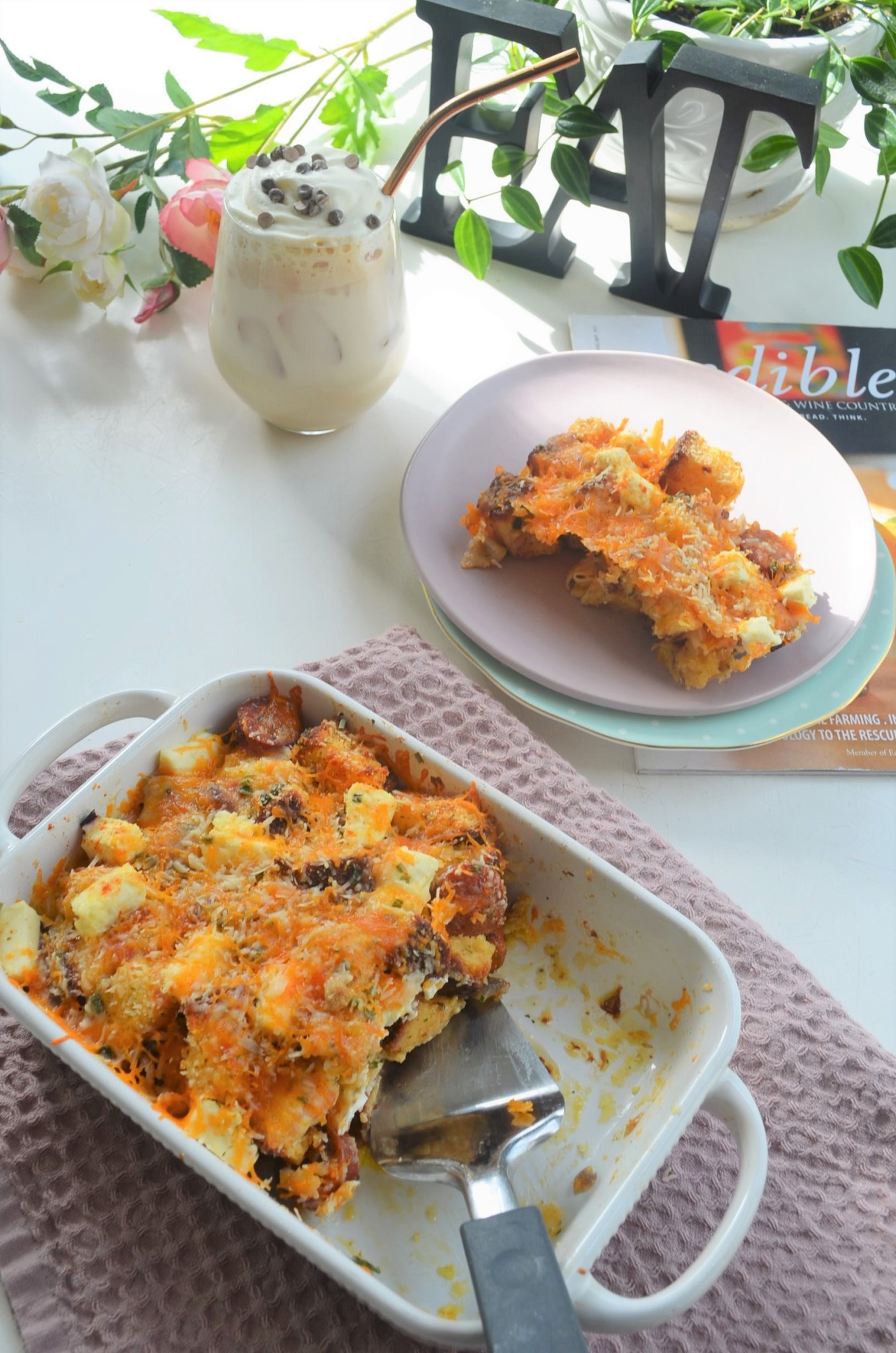 Savory Overnight Bread Pudding