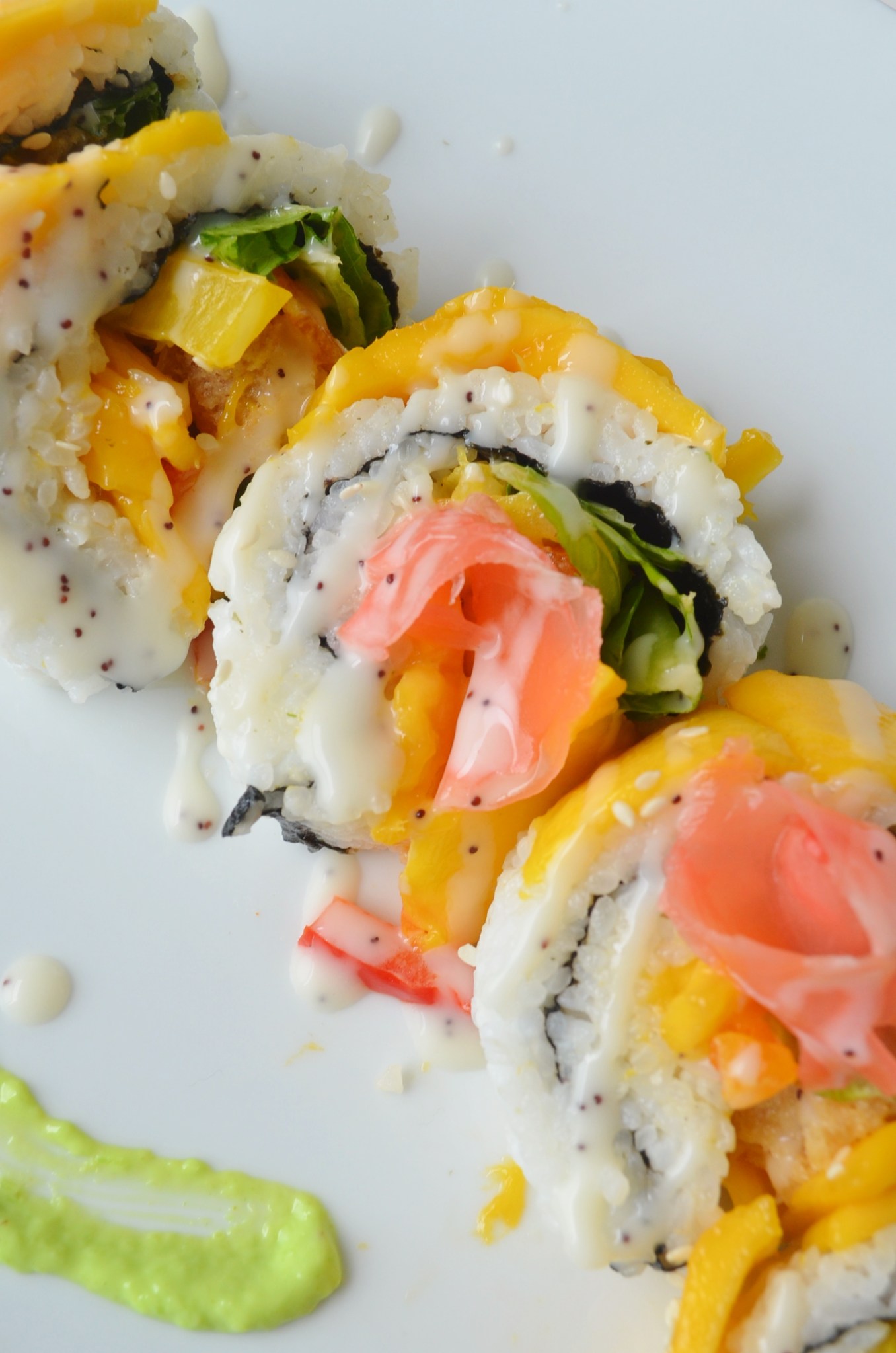 Mango Shrimp Sushi Roll