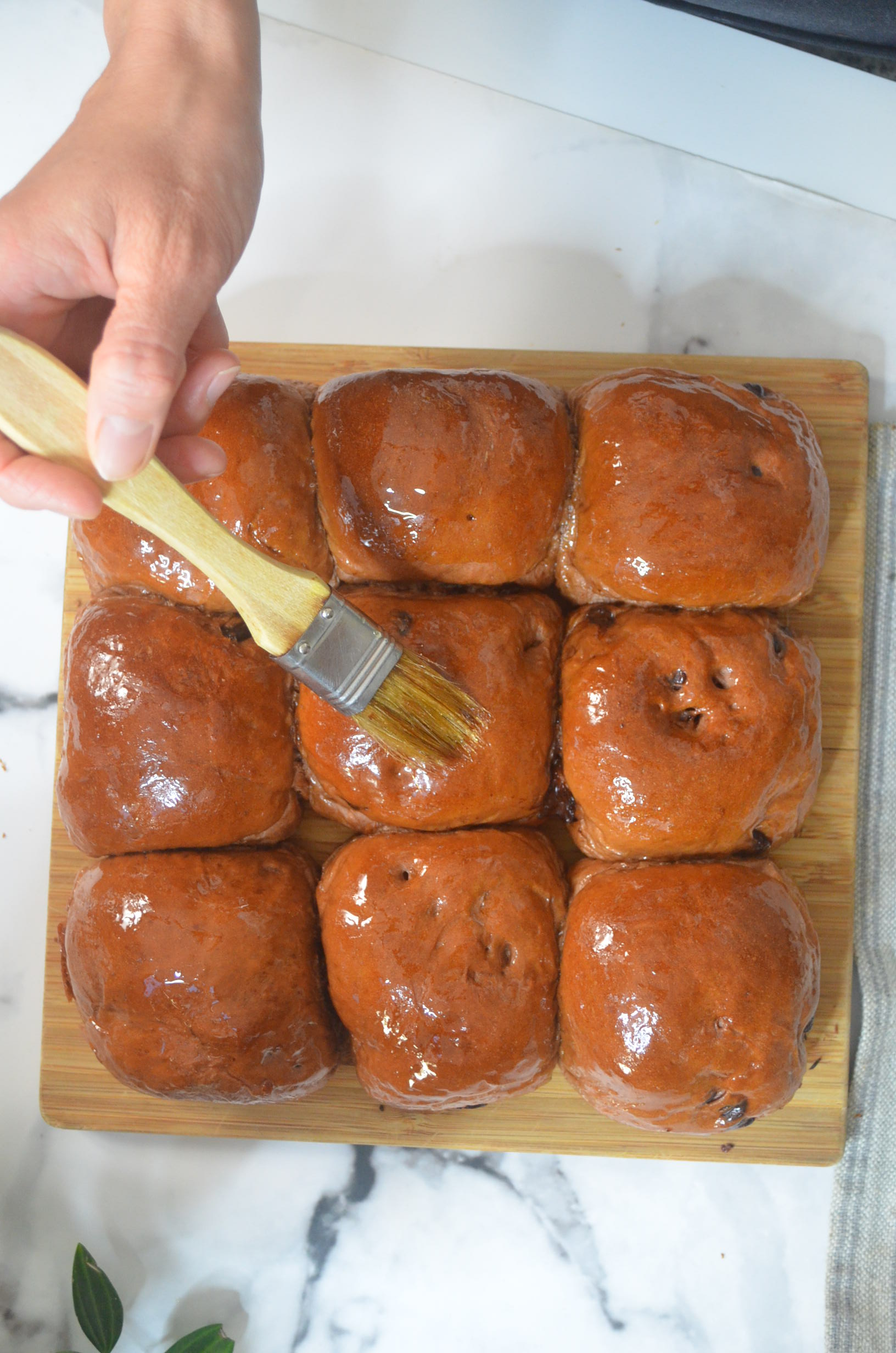 [VIDEO] Triple Chocolate Hot Cross Buns